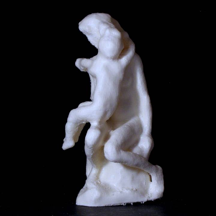 3D Printable Brother and sister statue Portland Art Museum 3D scan by ...