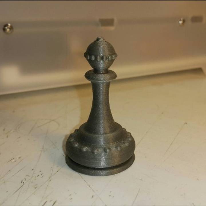 3D Printable Chess - Pièces - Pion - Pawn by BA jp