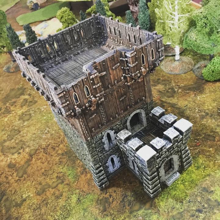 3D Printable Rampage Castle Trial Set by Printable Scenery