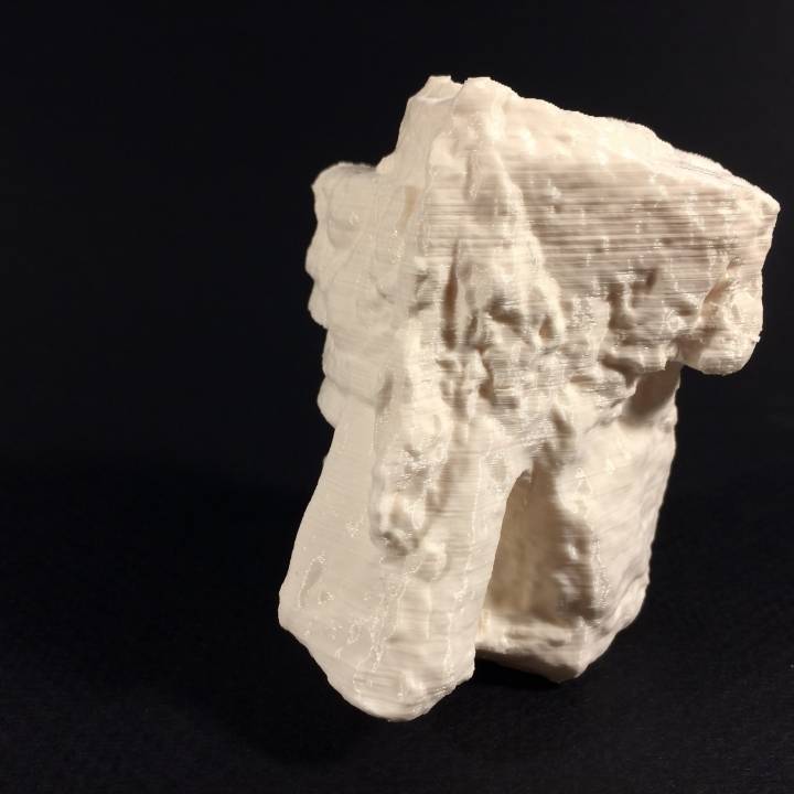 3D Printable Hatted Head of a Lord by IOxOI