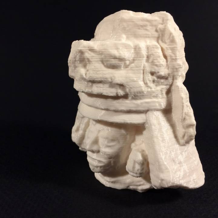 3D Printable Hatted Head of a Lord by IOxOI