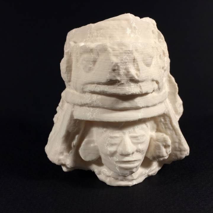3D Printable Hatted Head of a Lord by IOxOI