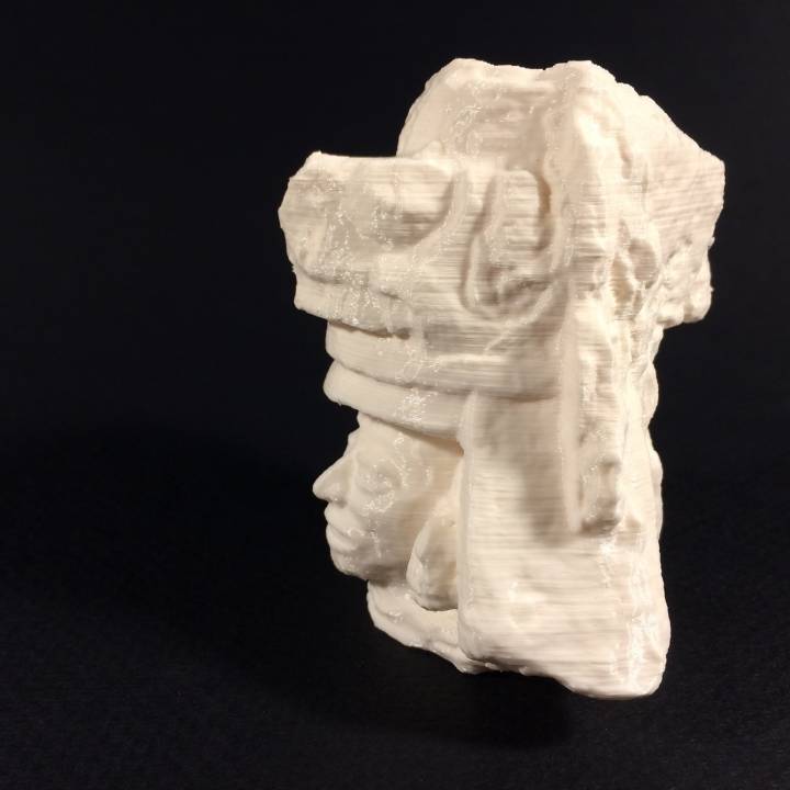 3D Printable Hatted Head of a Lord by IOxOI