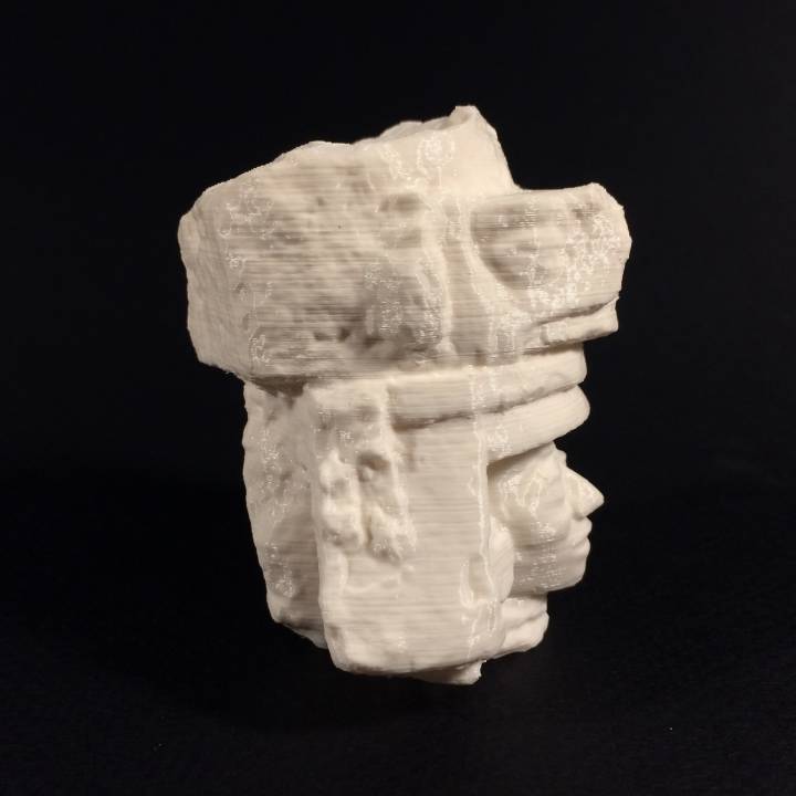 3D Printable Hatted Head of a Lord by IOxOI