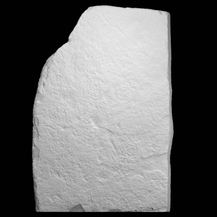 3D Printable Stele with Text by IOxOI