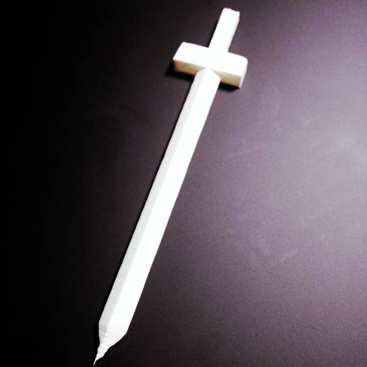3D Printable simple sword by Aidan Pertroshus