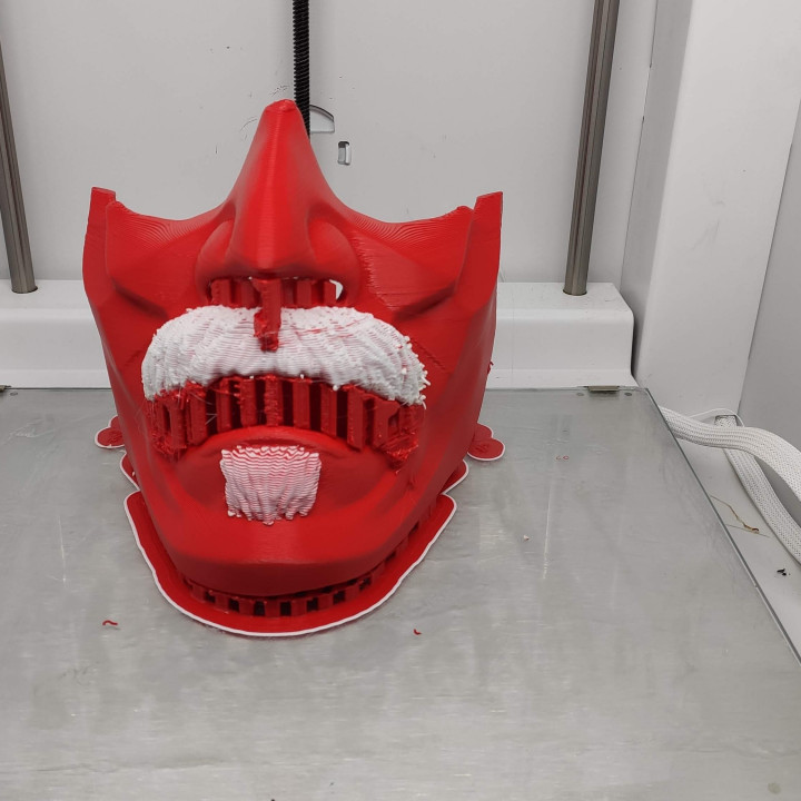 3D Print of For Honor - Kensei Mask Menpo by xyzworkshop