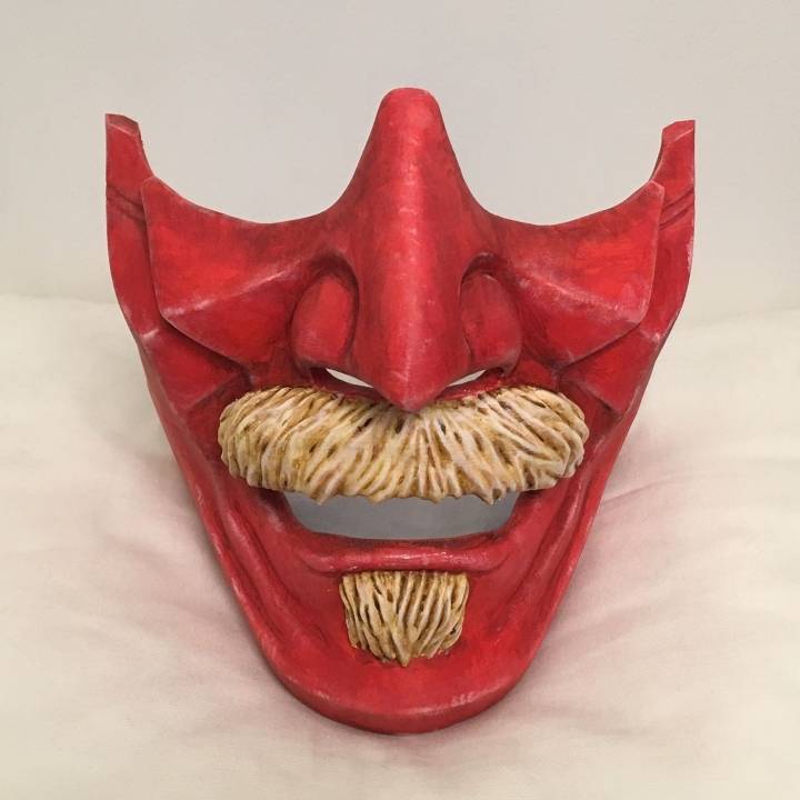 3D Printable For Honor - Kensei Mask Menpo by Neil