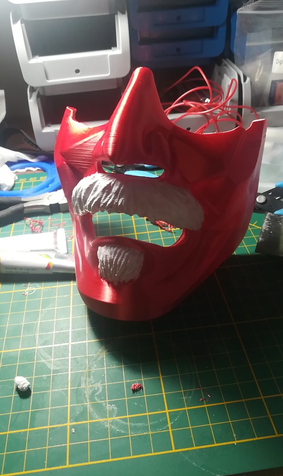3D Printable For Honor - Kensei Mask Menpo by Neil