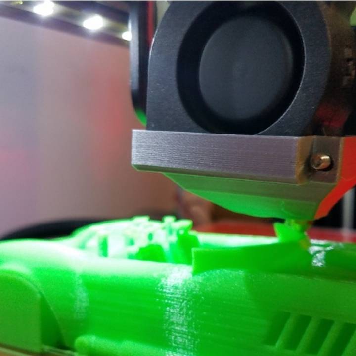 3D Printable Duct Fan Mount by Brian Gray