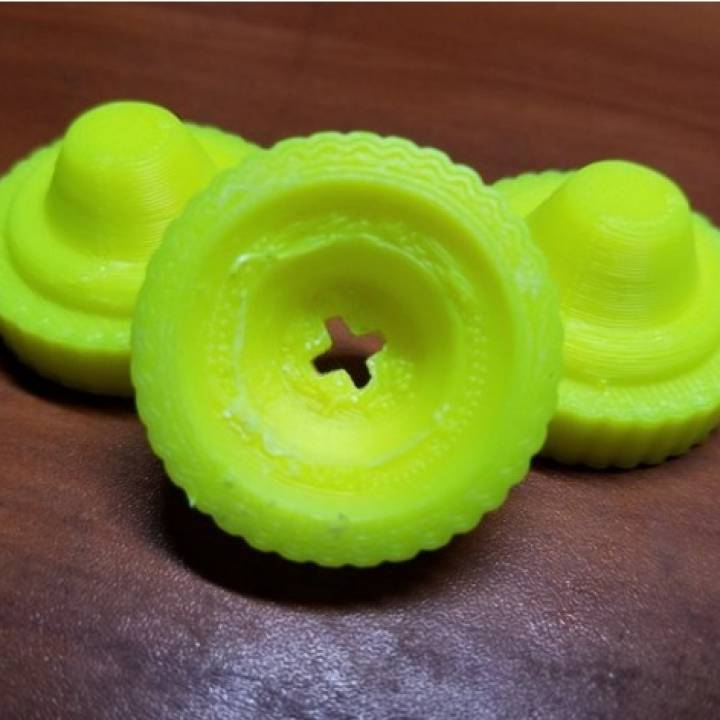 3D Printable Checkers + - by Brian Gray