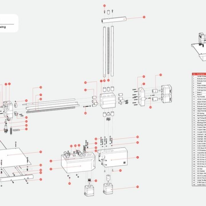 3D Printable Proton - Open Source 3D Printer by Atom 3D Printers