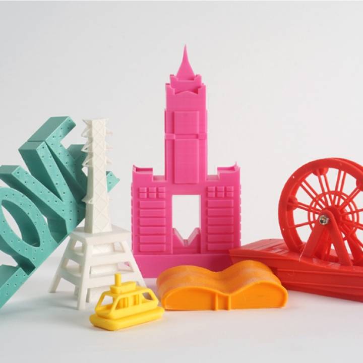 3D Printable Famous Building Taiwan Kaohsiung City by Atom 3D Printers