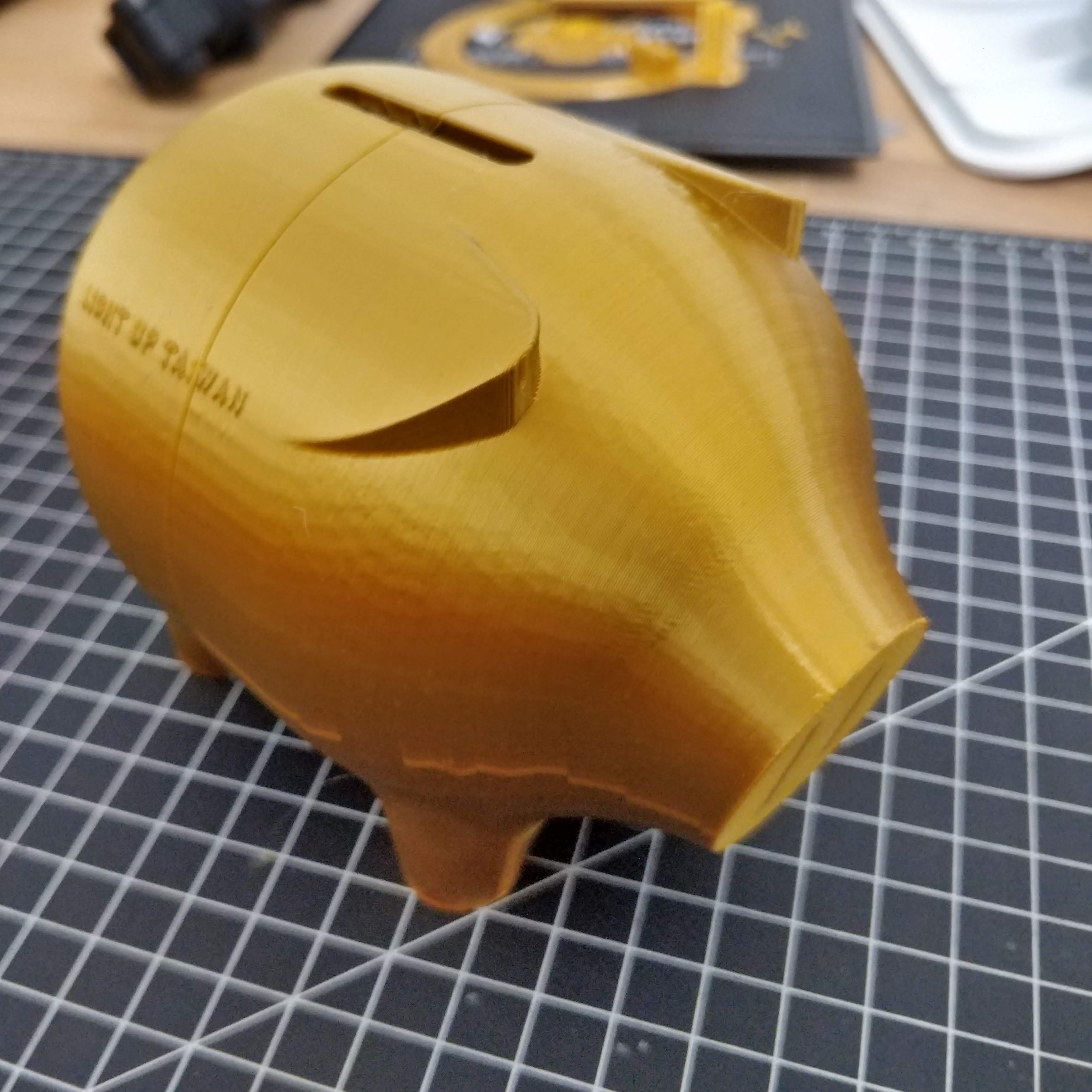 3D Printable Piggy Bank by Atom 3D Printers