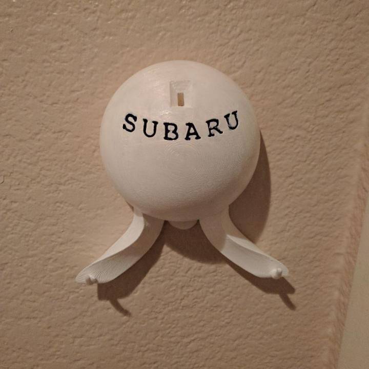3D Printable Subaru car key holder by Brent Ed