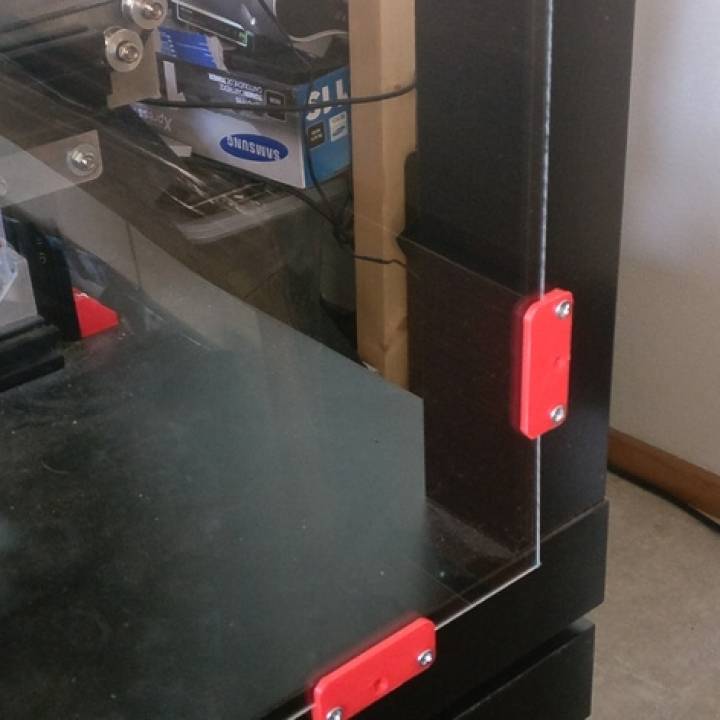 3D Printable Plexiglass Bracket by Jari Tulilahti