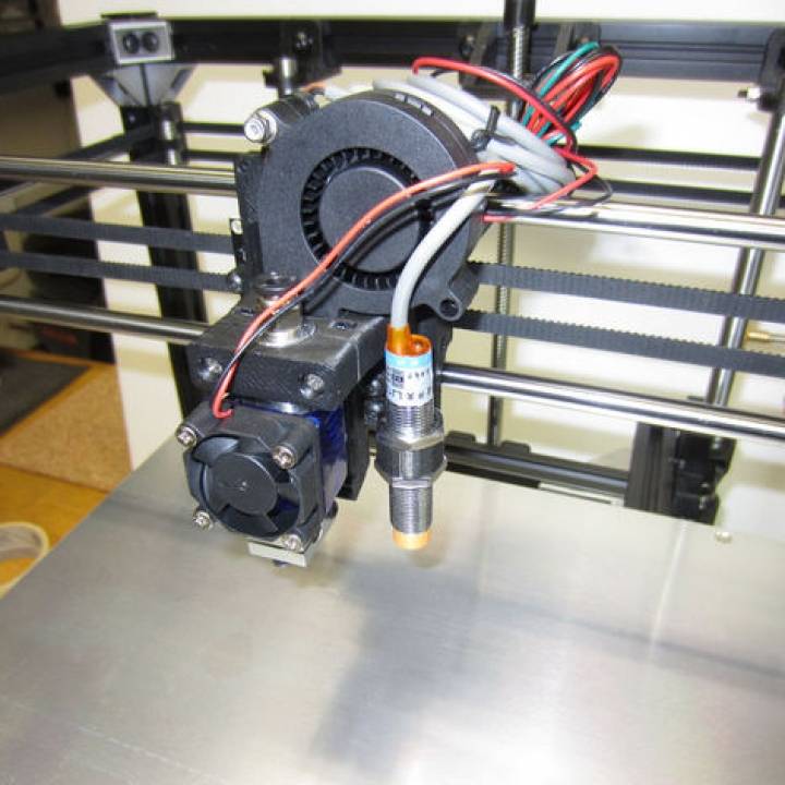 3D Printable E3D Inductive Sensor Mount by Henry Arnold