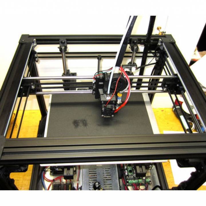 3D Printable 2020 LED Lighting Mount - HyperCube CoreXY by Henry Arnold