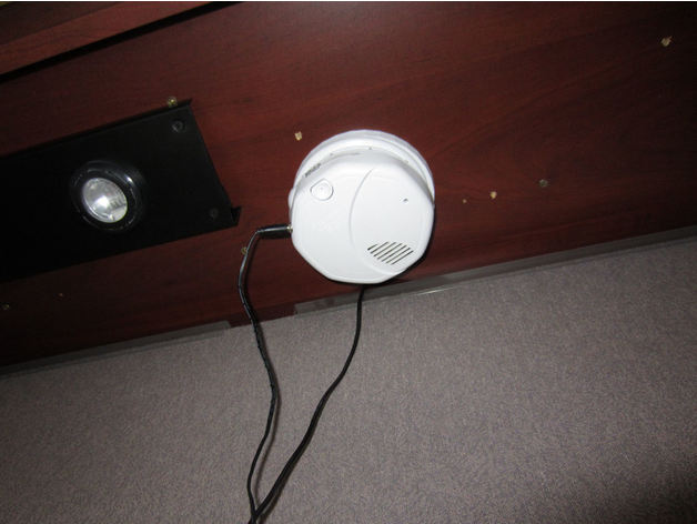3D Printable 3D Printer Safety Shutdown - Smoke Detector by Henry Arnold