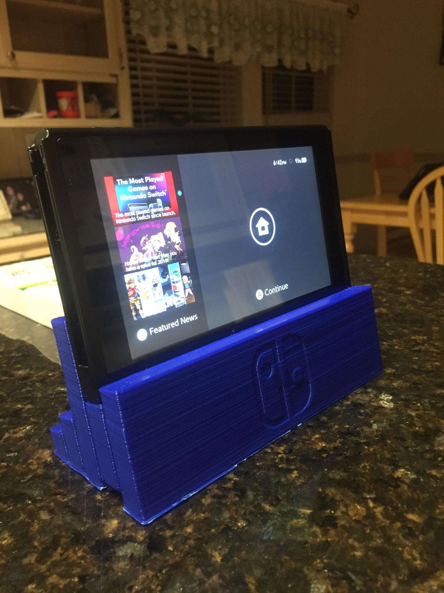3D Printable nintendo switch charging stand by forest fee