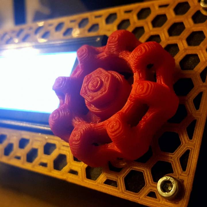 3D Printable Steam Valve Control Knob by James Hance