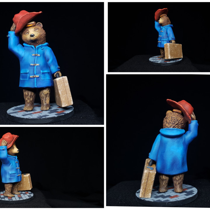 3D Print of Paddington Bear by alexanderkodoloff