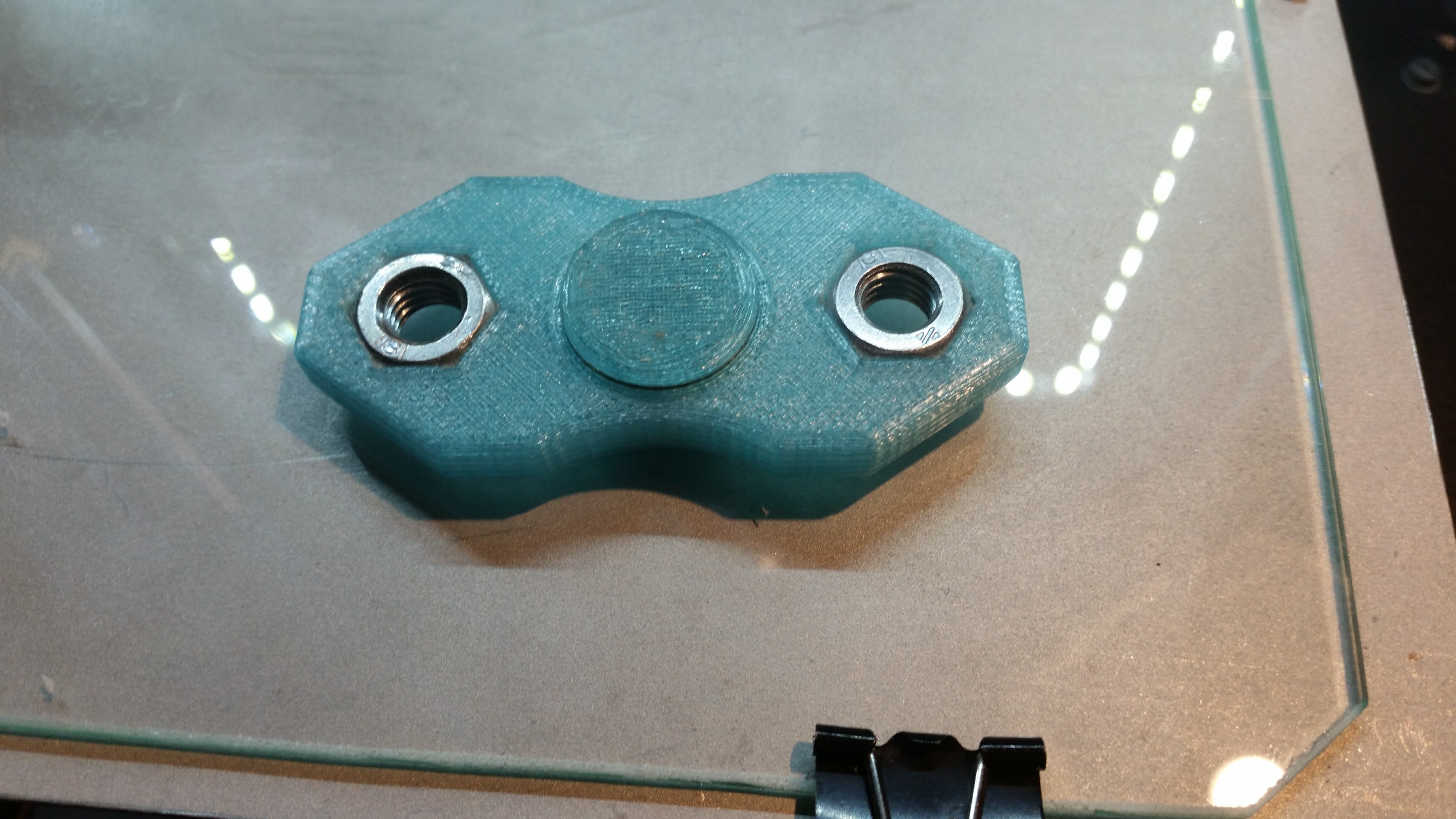 3D Printable Hex Nut Fidget Spinner by Matt Kerekanich