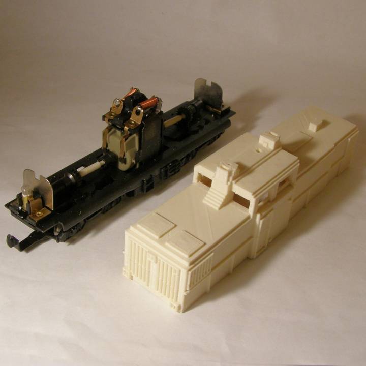 3D Printable BR 211 N scale by Jan Tol