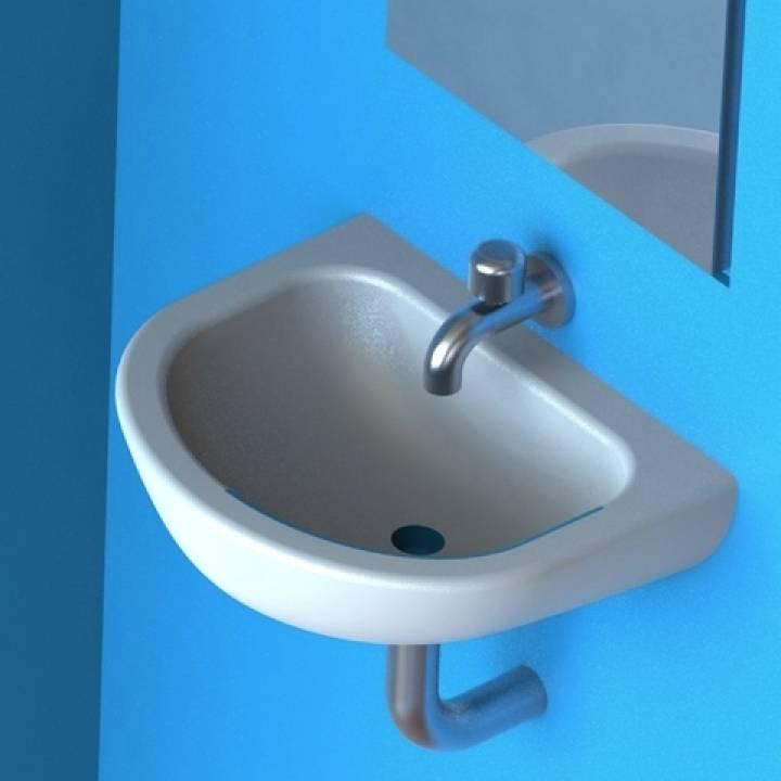 3D Printable 86DUINO - Sink by Anthony Lu