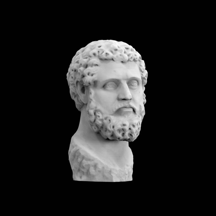 3D Printable Clodius Albinus by Christian Levett and The Mougins Museum
