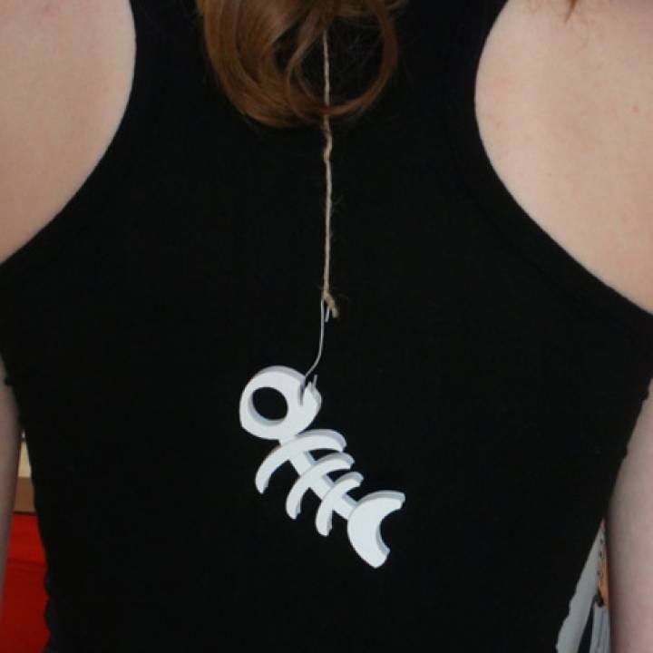 3D Printable Dead Fish by Dominique Breton