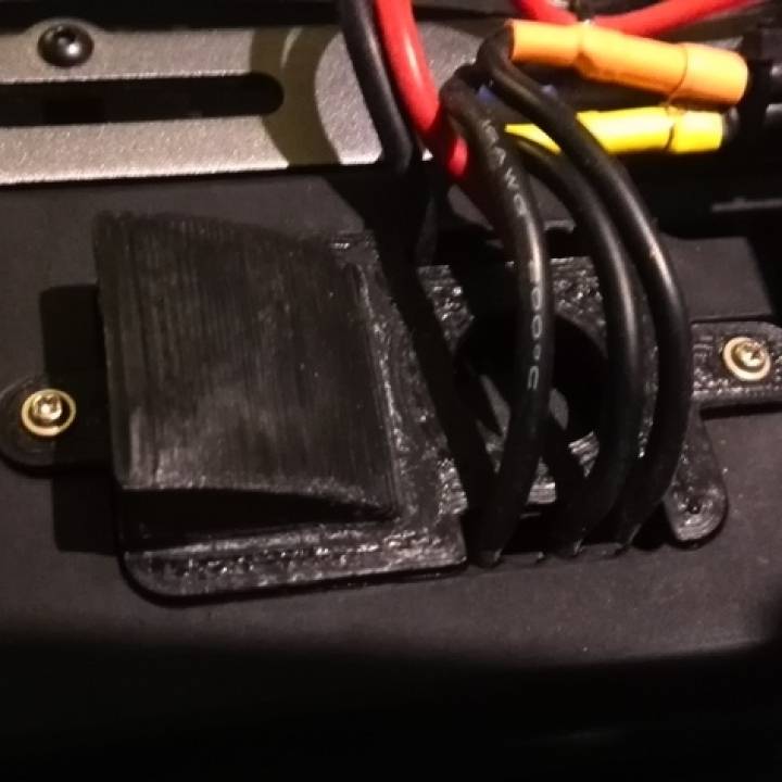 3D Printable HobbyKing Rattler ESC cold air intake by Travis Tooley