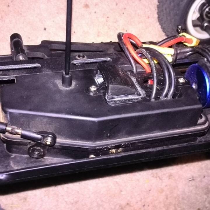 3D Printable HobbyKing Rattler ESC cold air intake by Travis Tooley