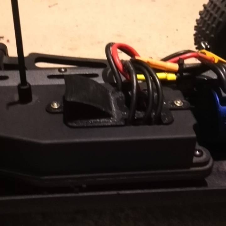 3D Printable HobbyKing Rattler ESC cold air intake by Travis Tooley