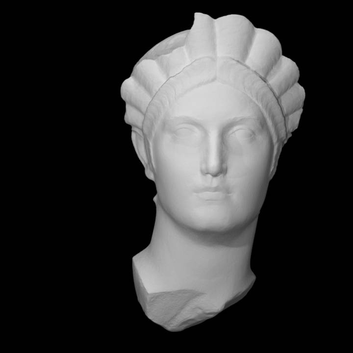 3D Printable Portrait of Matidia by Scan The World