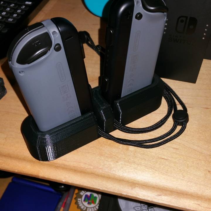 3D Printable Joycon controller dock by Albert Phan