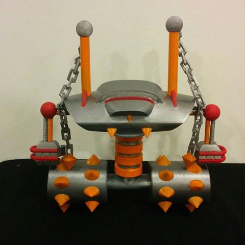 3D Printable Flail from OMF2097 by Funbie Studios