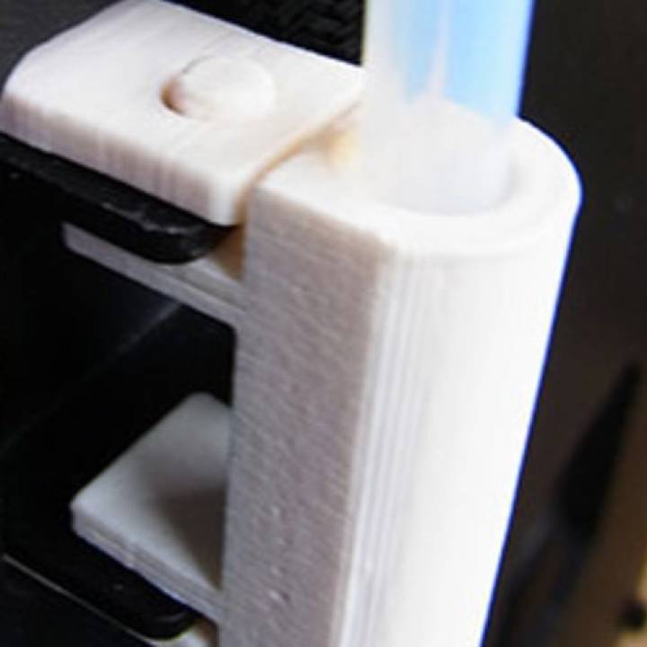 3D Printable Filament Guide Tube Retainer - Replicator 2 by Muzz64