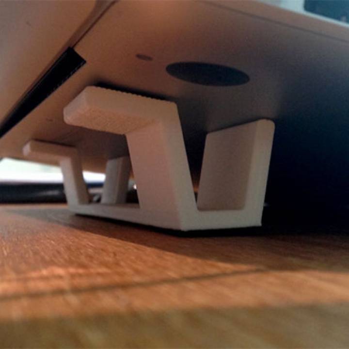 3D Printable "Tilt Bar" Angles Laptop Keyboards For Improved Comfort ...