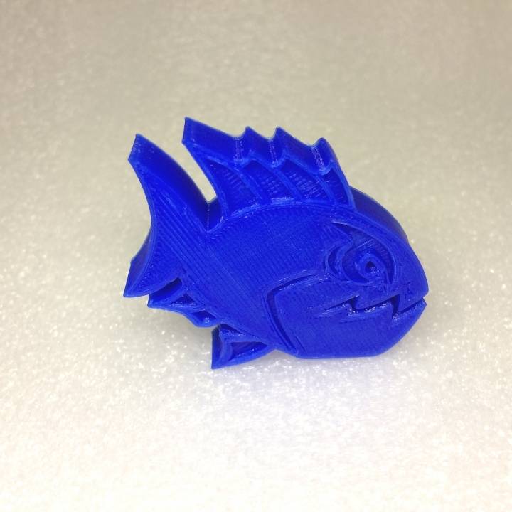 3D Printable Angry Fish by Muzz64