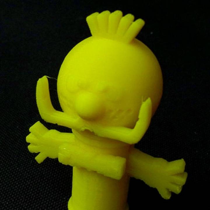3D Printable Zebedee - From The Magic Roundabout (Wobbles on the spring ...