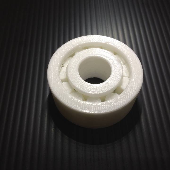 3D Printable Bearing - Needle Roller type one piece print (with minimal ...