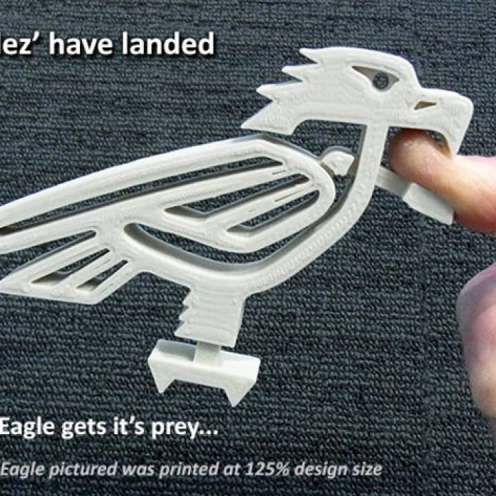 3D Printable Eaglez... With Moving Beaks That BITE! (No Support ...