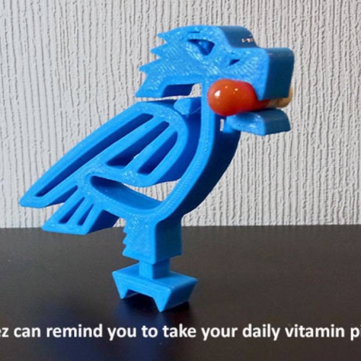 3D Printable Eaglez... With Moving Beaks That BITE! (No Support ...