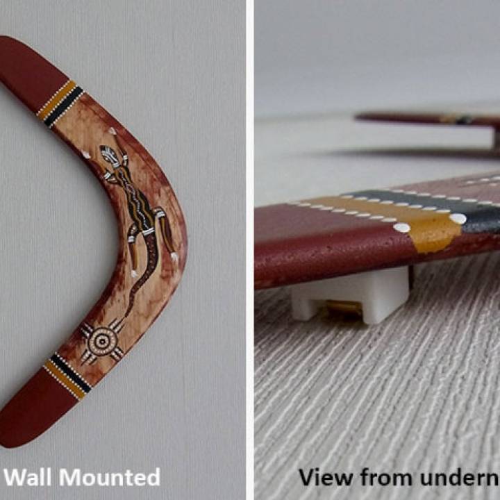 3D Printable Wall Mounts - Simple blocks that let you hang / display ...