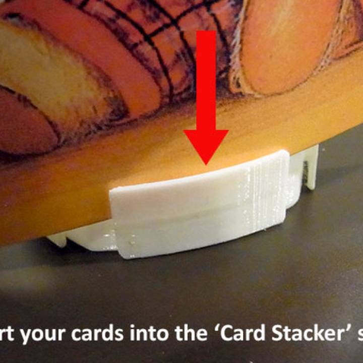3D Printable 'Card Stacker'... Stacks Your Greeting Cards! by Muzz64