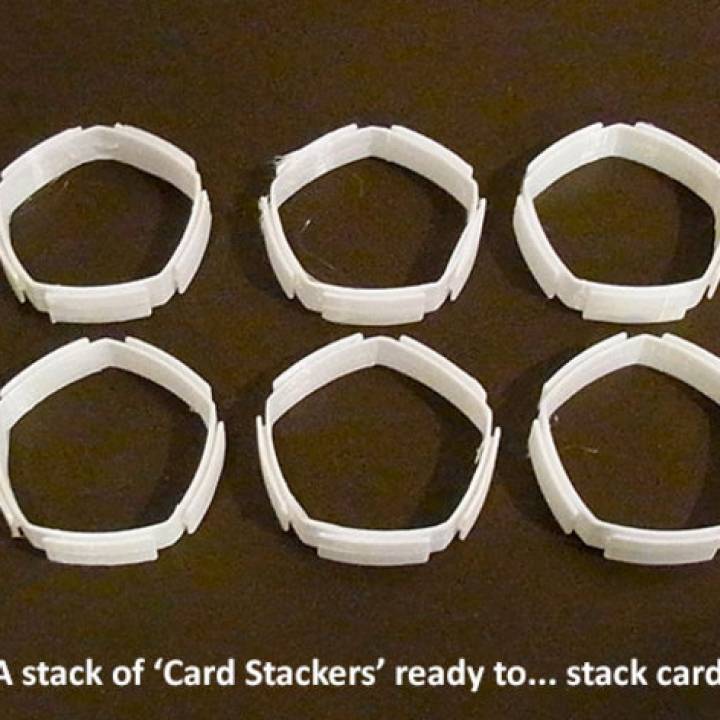 3D Printable 'Card Stacker'... Stacks Your Greeting Cards! by Muzz64