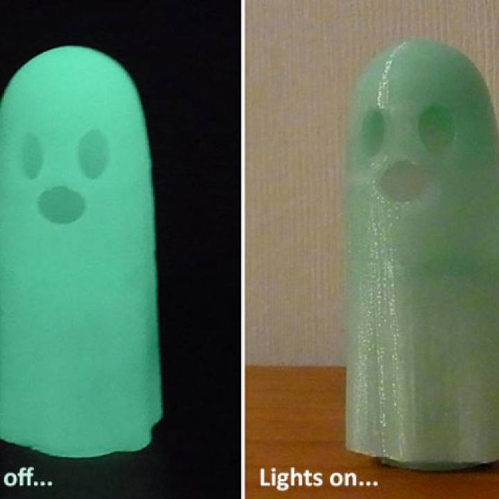 3D Printable Wobbly Ghosts! by Muzz64