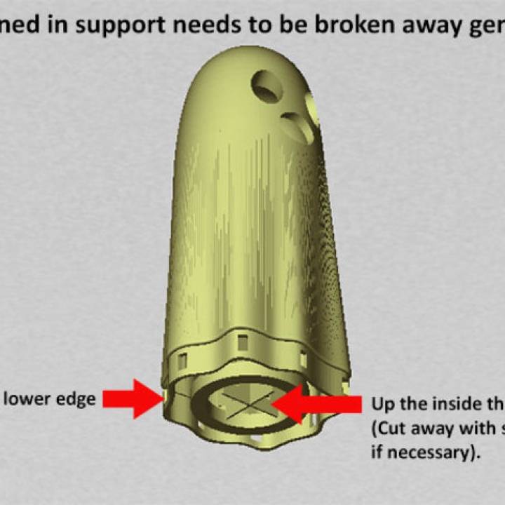 3D Printable Wobbly Ghosts! by Muzz64