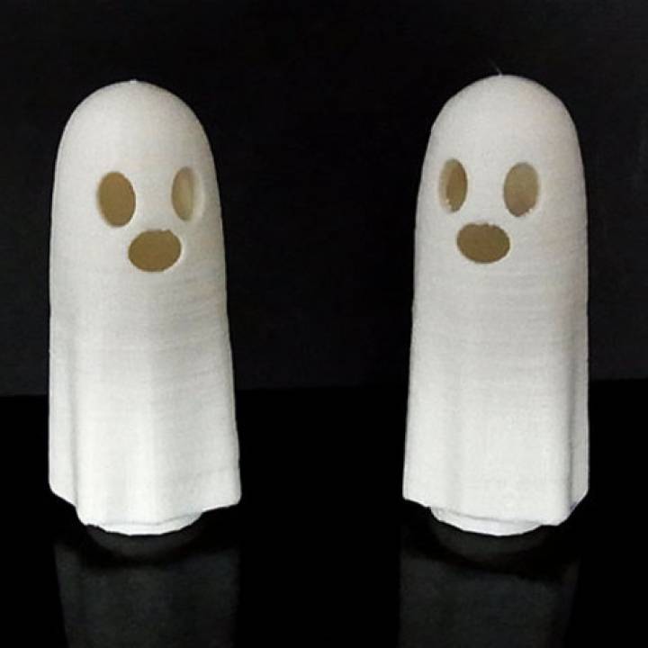 3D Printable Wobbly Ghosts! by Muzz64